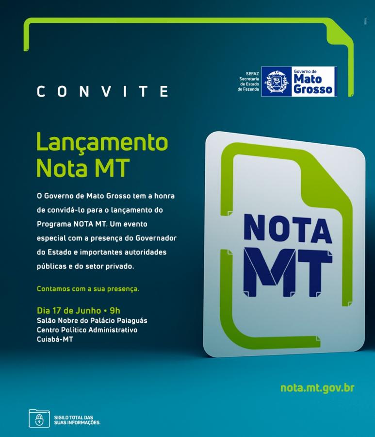 Mauro Mendes lança programa Nota MT para aumentar arrecadação do Estado ...