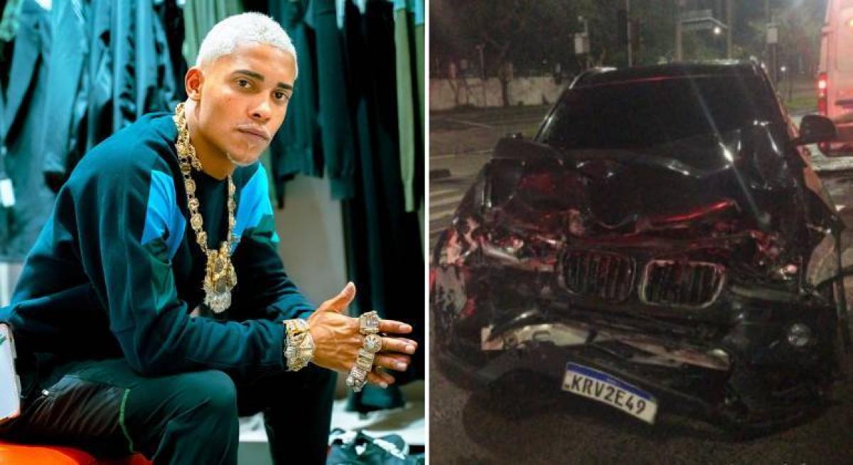 MC Poze mostra carro de luxo avaliado em R$ 583 mil destruído após ...