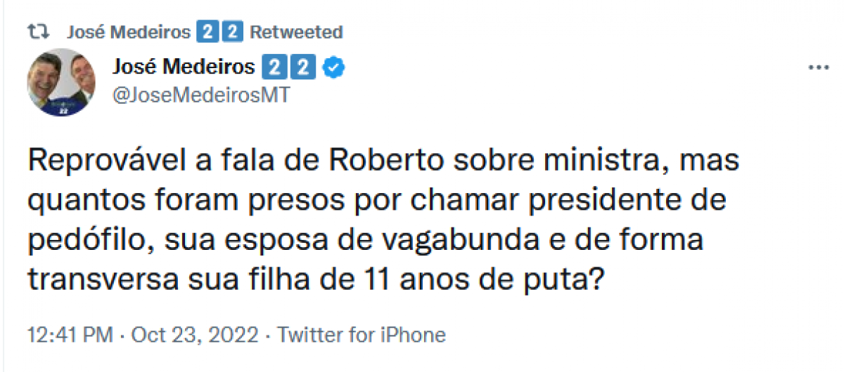 Medeiros defende Roberto Jefferson ao mesmo tempo em que o associa a Lula | Gazeta Digital