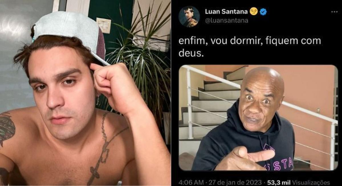 Perfil do Luan Santana é invadido e hacker publica foto do ator pornô Kid Bengala | Gazeta Digital