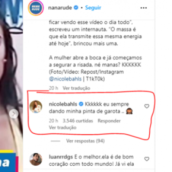 Vídeo antigo de Nicole Bahls viraliza, e a apresentadora faz comentário ...