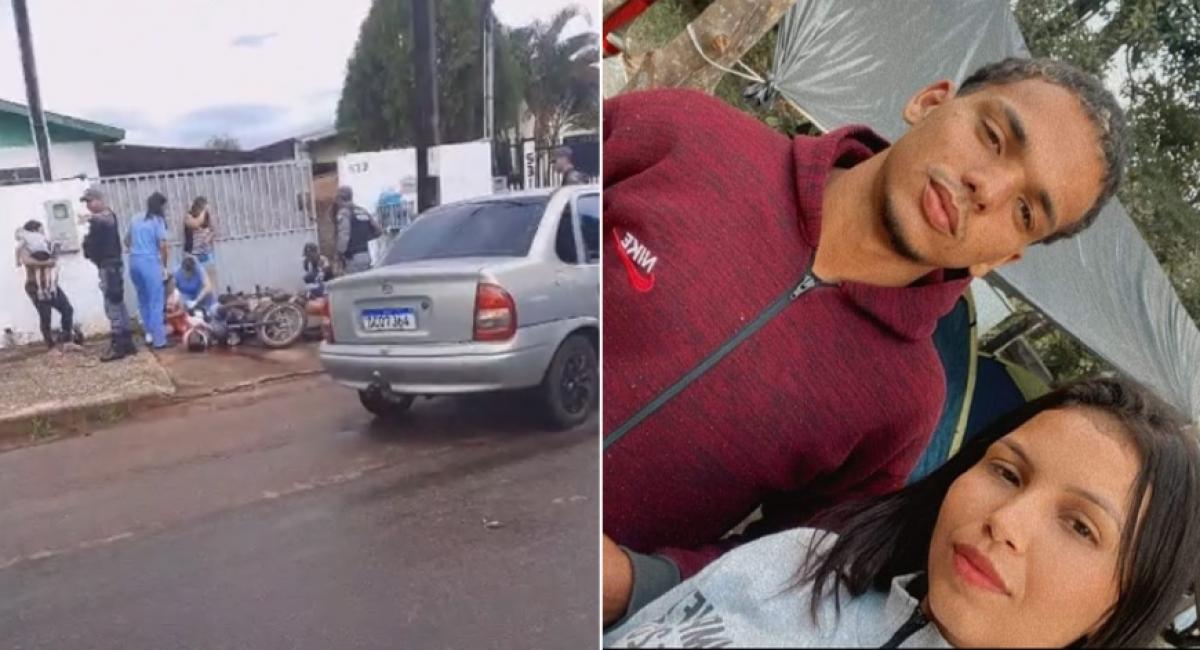Casal é morto com mais de 15 tiros ao sair de casa em moto | Gazeta Digital