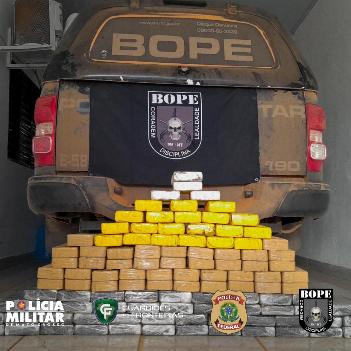 Bope apreende 113 kg de droga e veículo avaliados em mais R$ 2,7 ...