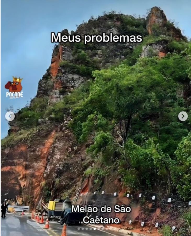 Contenção no Portão do Inferno vira meme nas redes; 'tela de galinheiro ...