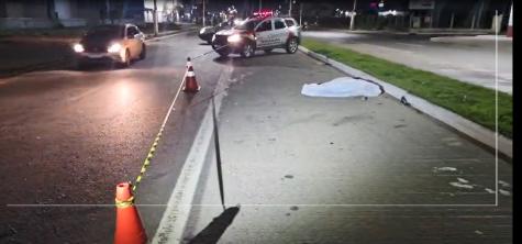 Vídeo - Pedestre morre atropelada por moto ao atravessar FEB | Gazeta Digital